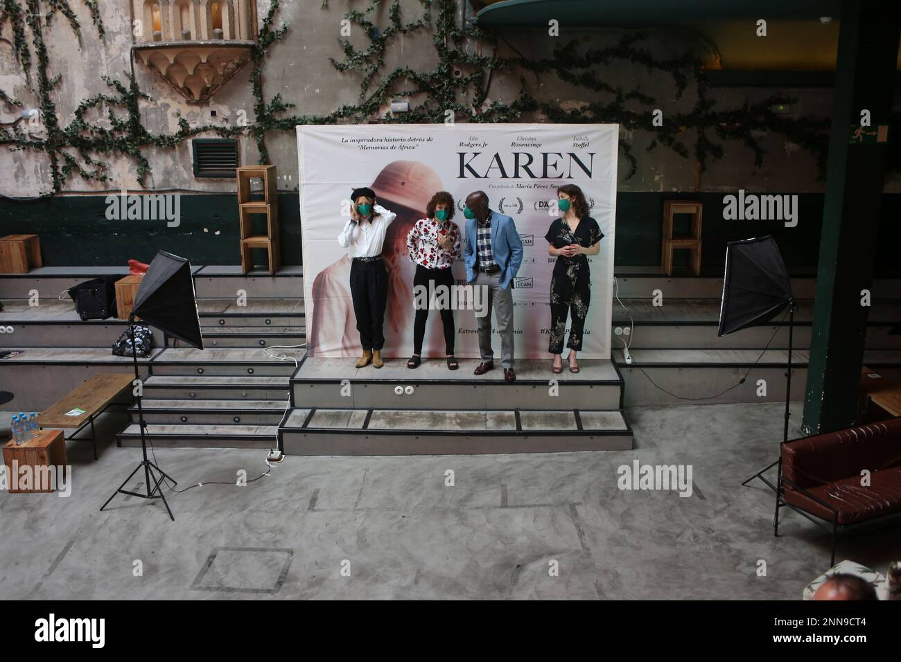 (L-R) Actress and singer Christina Rosenvinge; director María Pérez ...