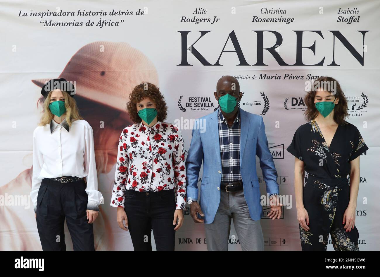 (L-R) Actress and singer Christina Rosenvinge; director María Pérez ...