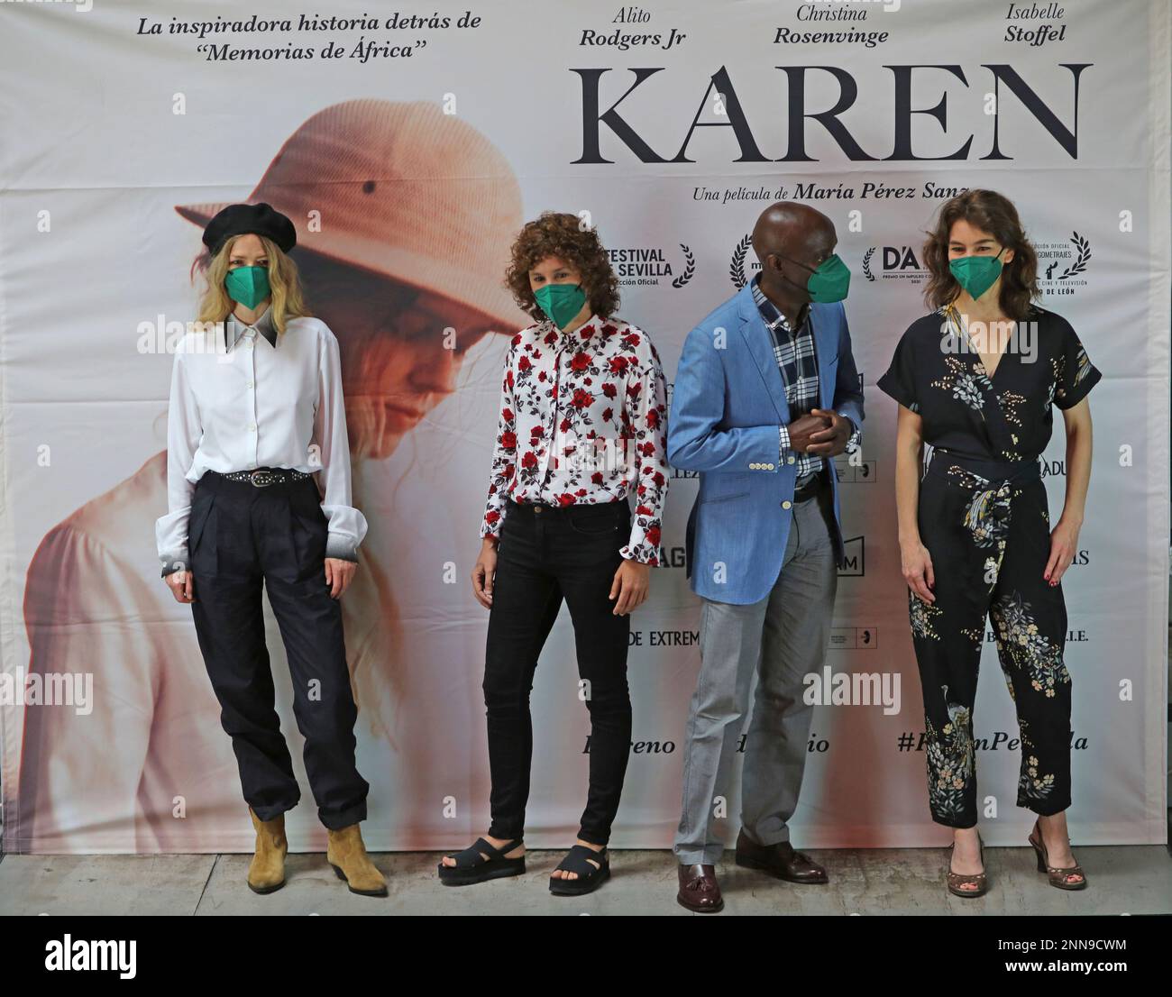 (L-R) Actress and singer Christina Rosenvinge; director María Pérez ...