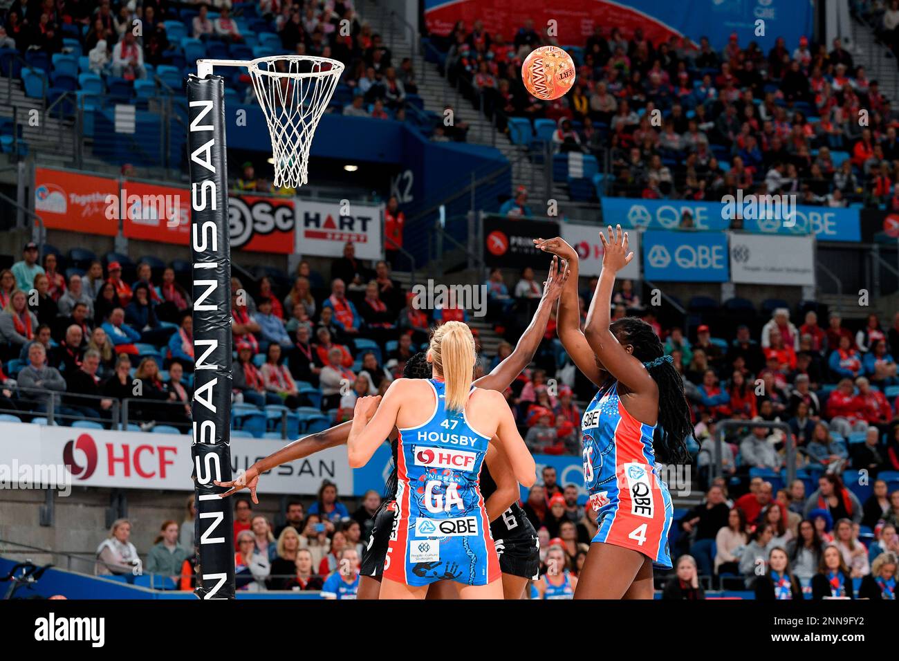 SYDNEY, AUSTRALIA - MAY 30: Sam Wallace of the NSW Swifts shoots for ...