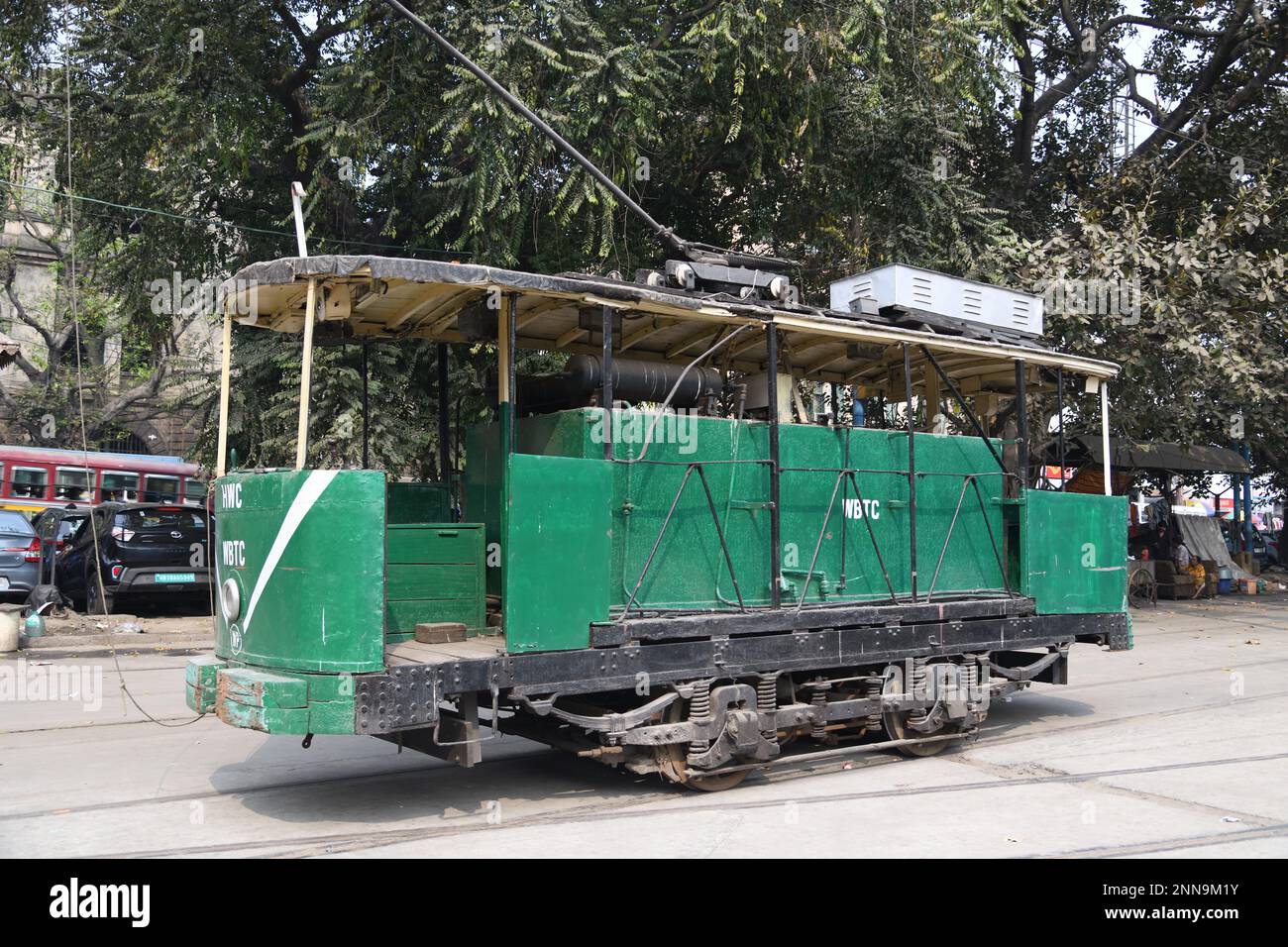 150th Anniversary of Calcutta Tramways. Esplanade, Kolkata, West Bengal ...