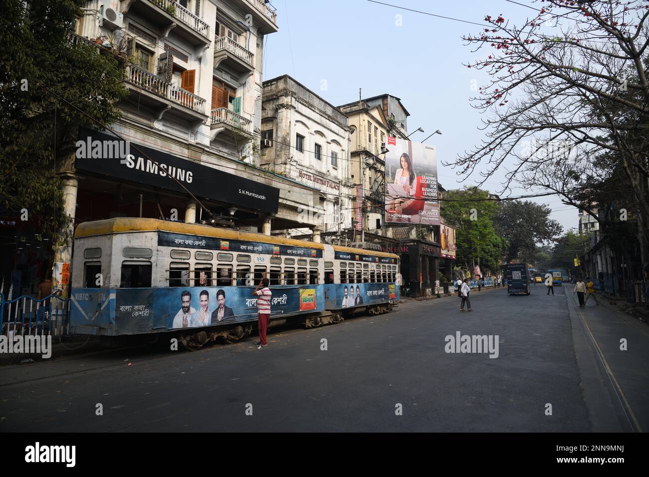 150th Anniversary of Calcutta Tramways. Esplanade, Kolkata, West Bengal ...