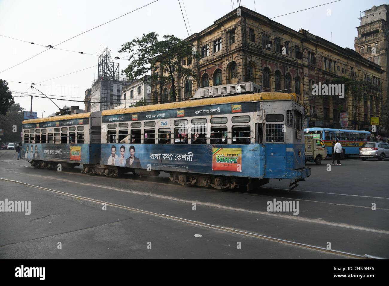 150th Anniversary of Calcutta Tramways. Esplanade, Kolkata, West Bengal ...