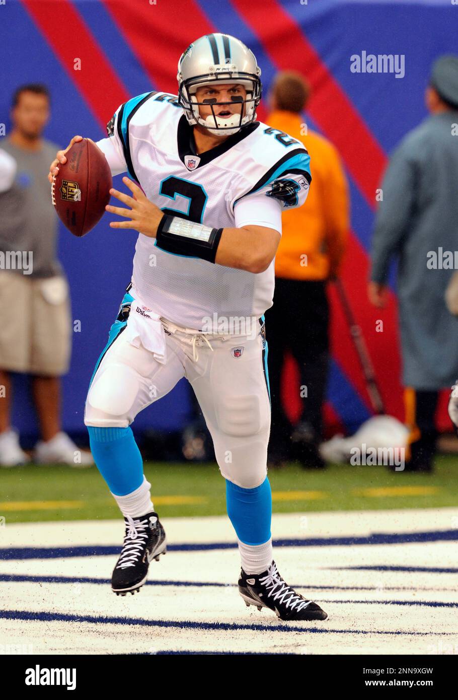 12 September 2010: Carolina Panthers quarterback Jimmy Clausen (2 ...