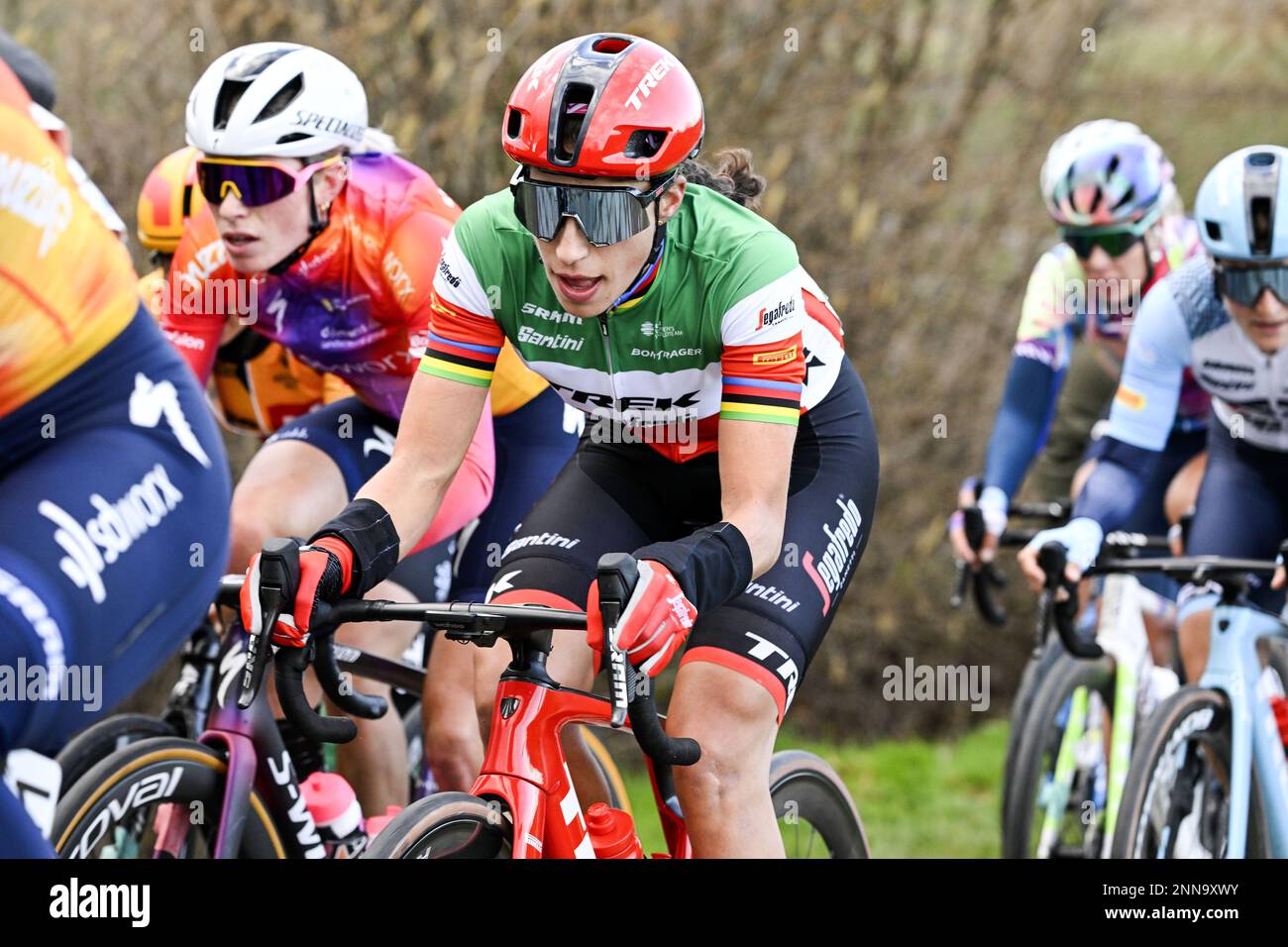 Italian Elisa Balsamo of Trek-Segafredo pictured in action during the ...