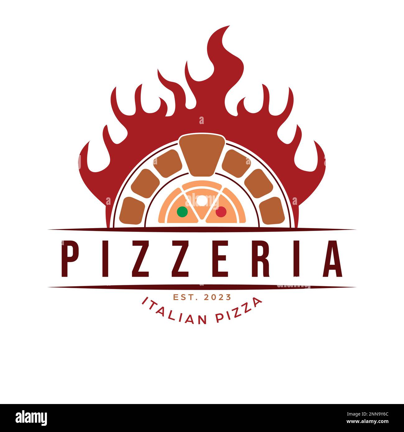 Pizza Logo Design Template