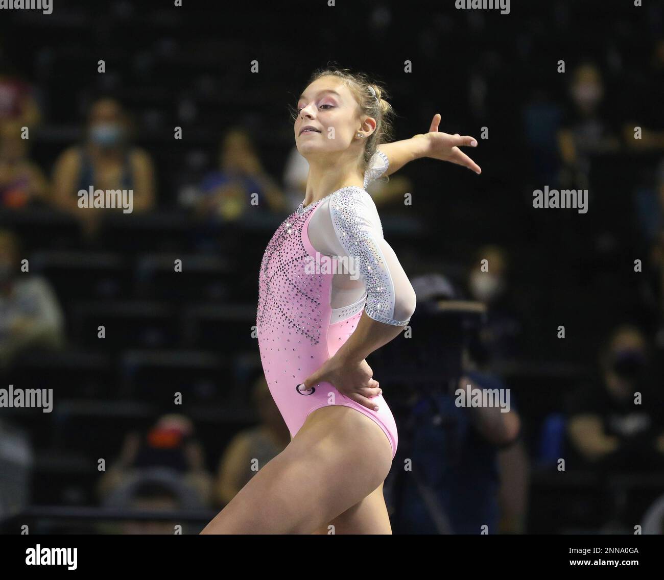 May 22, 2021: Grace McCallum performs on the floor during the 2021 GK U ...