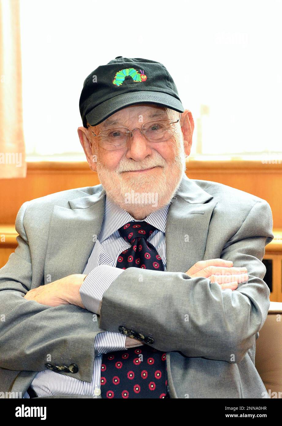 A file photo shows an American writer of children's books Eric Carle ...