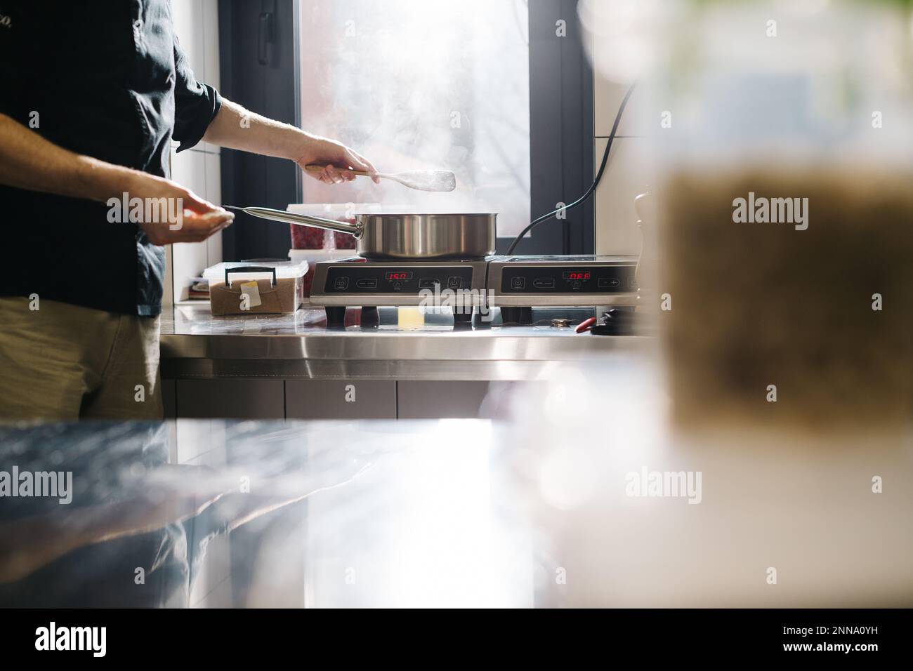 Close up process cooking french hi-res stock photography and images - Alamy