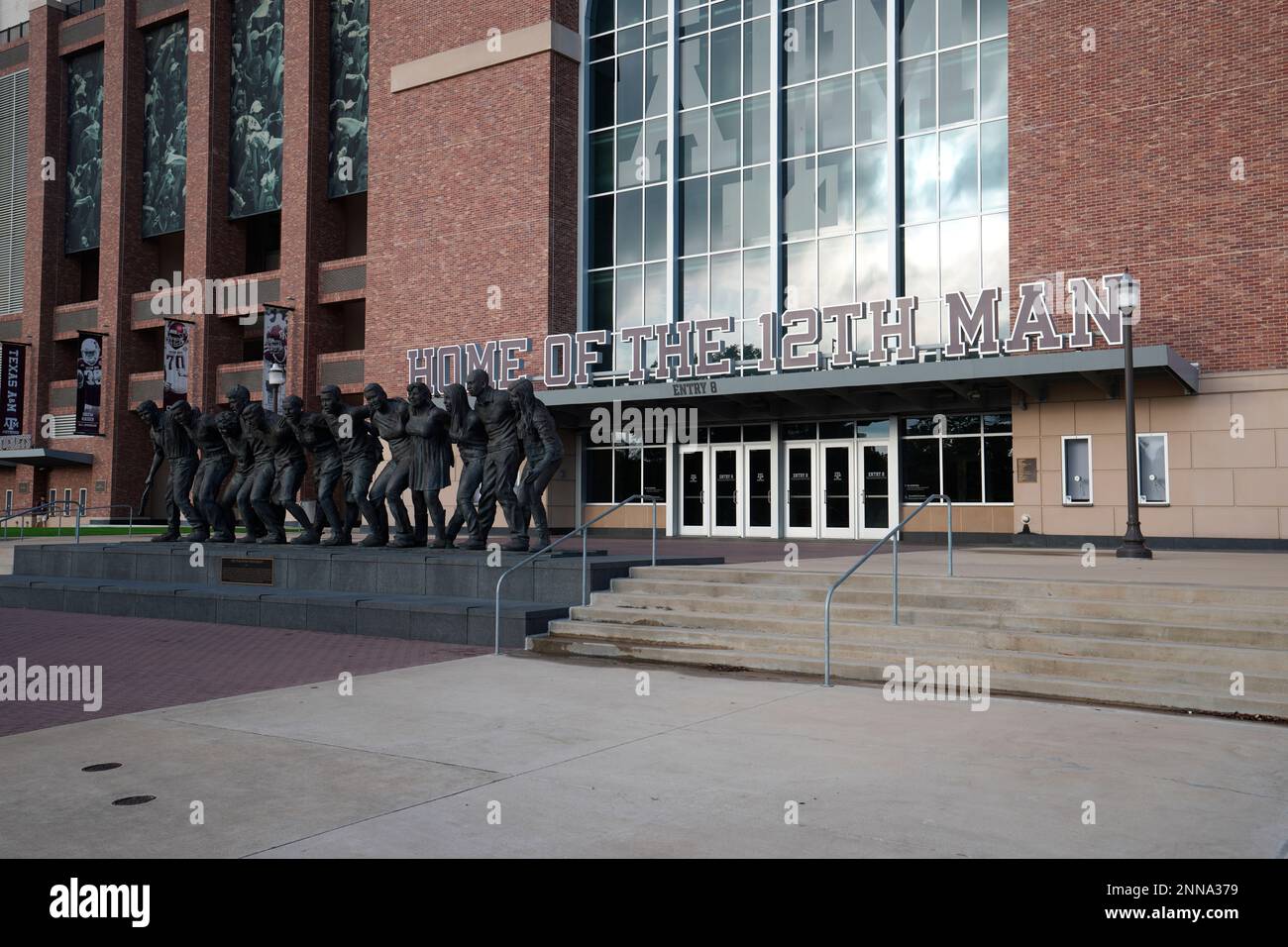 A general view of the War Hymn Monument at Kyle Field, Wednesday, May ...