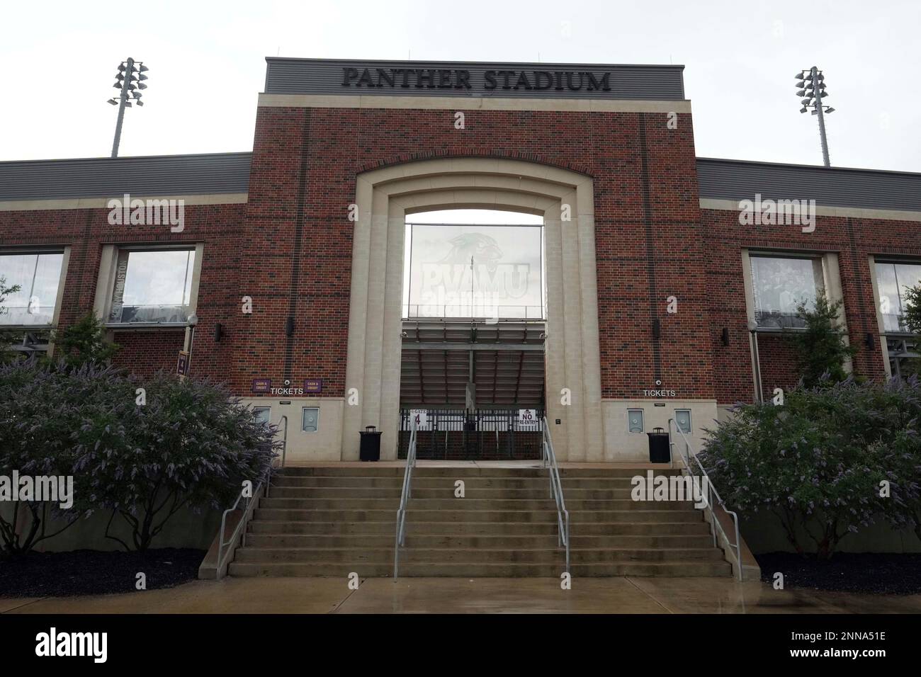 A general view of the Panther Stadium at Blackshear Field exterioron ...
