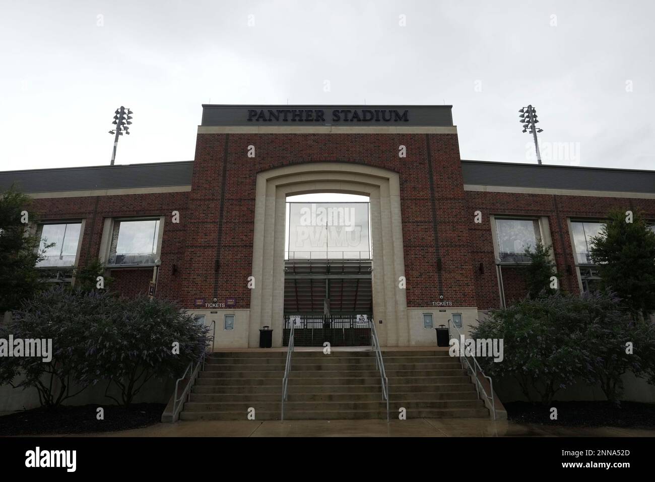 A general view of the Panther Stadium at Blackshear Field exterioron ...