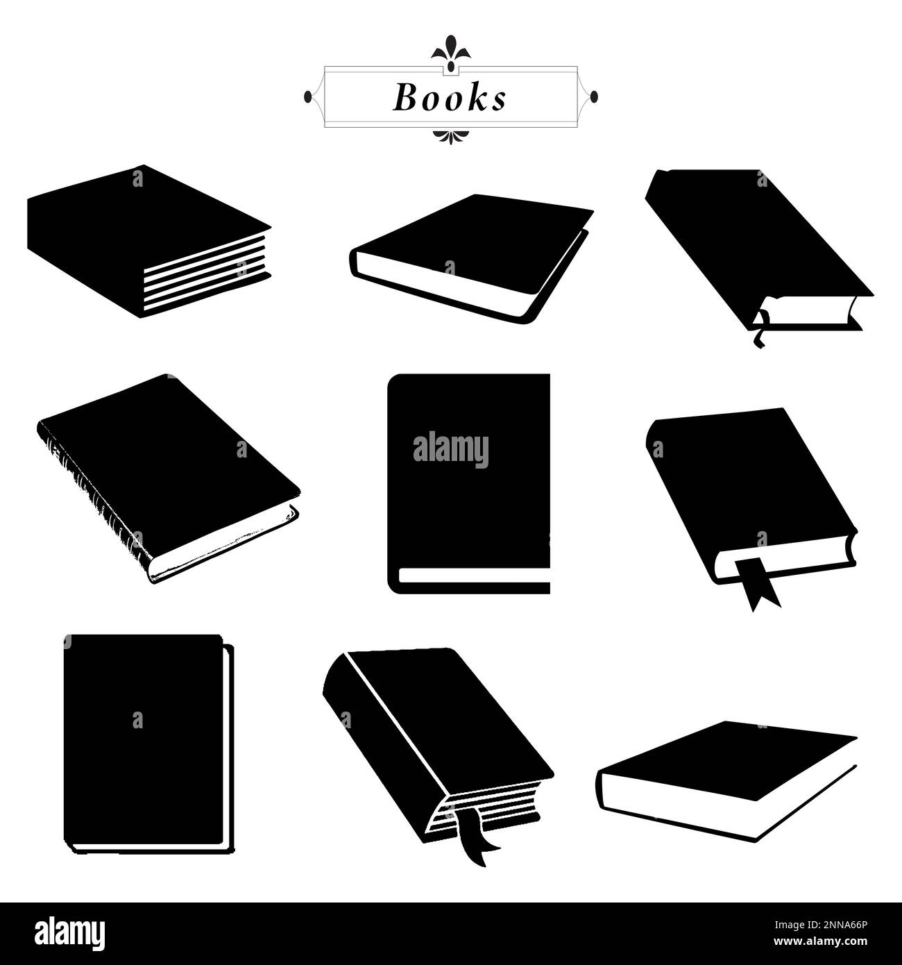 Open book cut out Stock Vector Images - Alamy