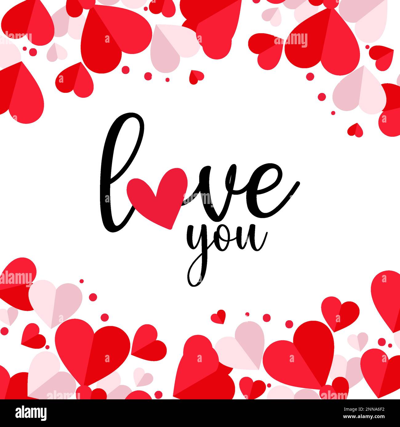 Love You Typography Stylish Quote Stock Vector Image & Art - Alamy