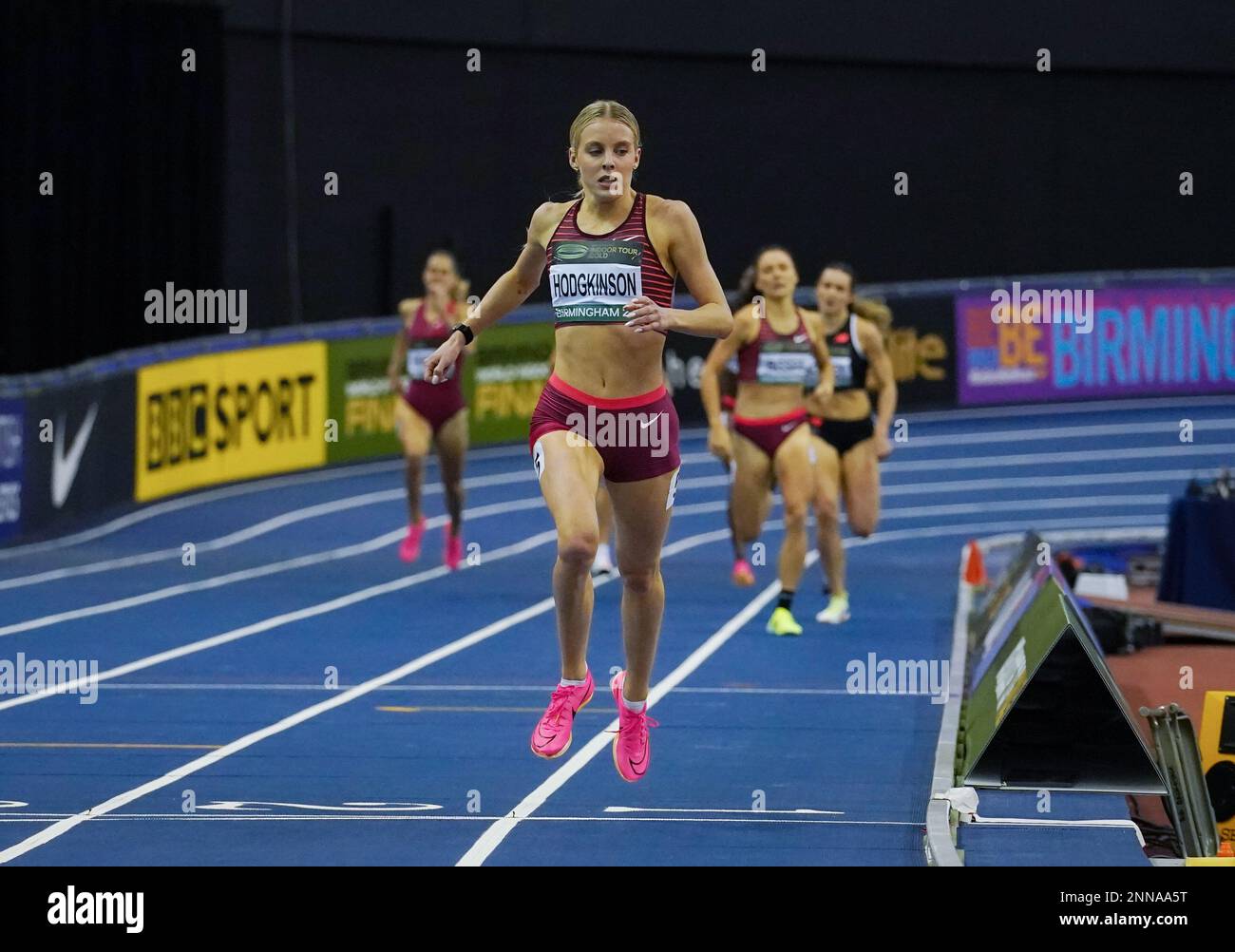 Keely Hodgkinson wins the Women's 800m Final during the Birmingham ...
