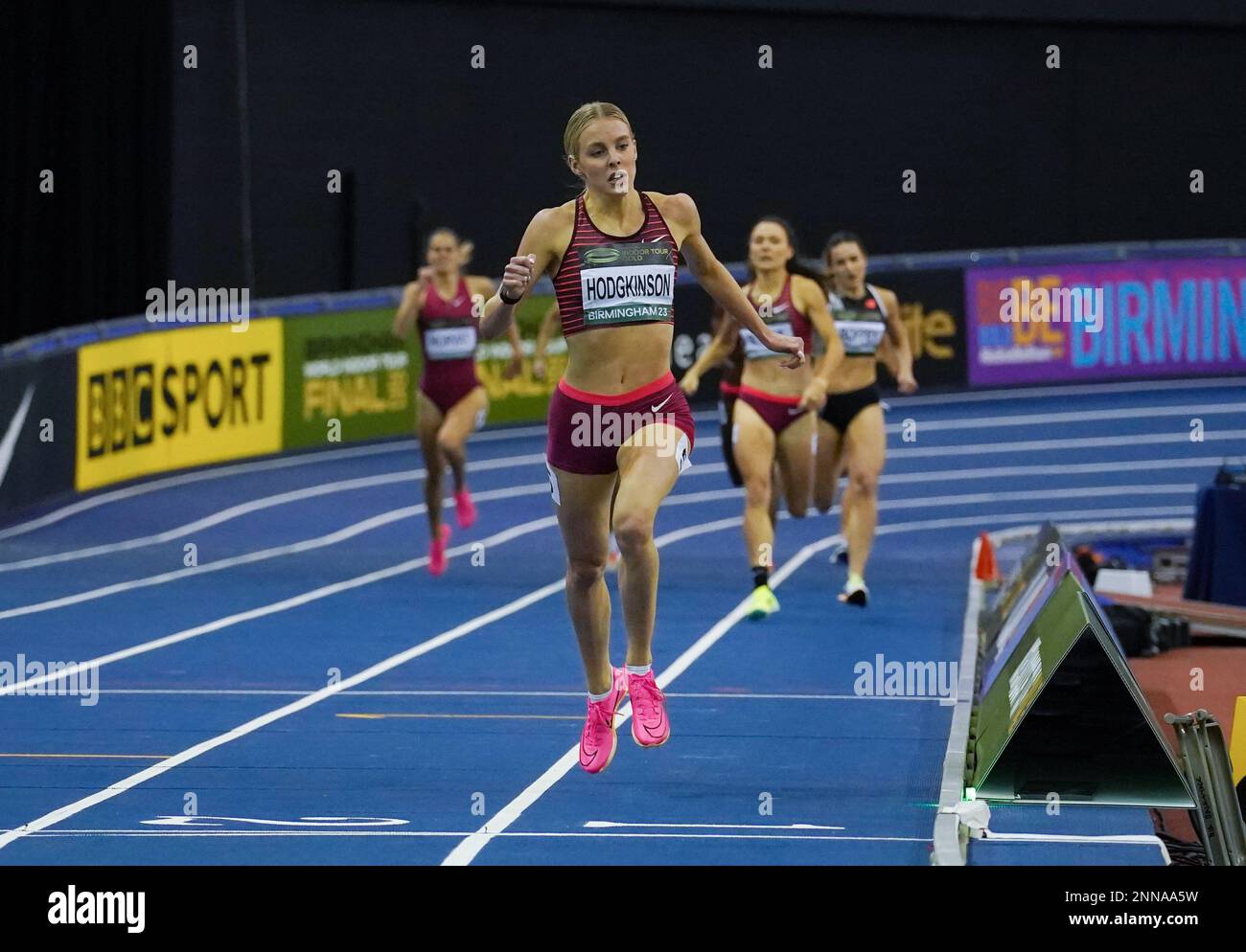 Keely Hodgkinson wins the Women's 800m Final during the Birmingham ...