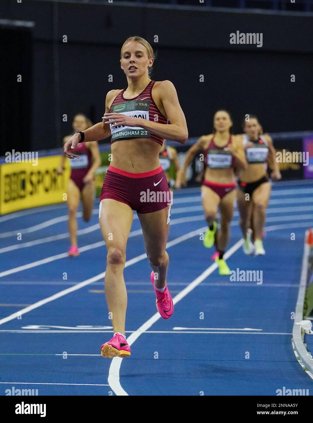 Keely Hodgkinson wins the Women's 800m Final during the Birmingham ...