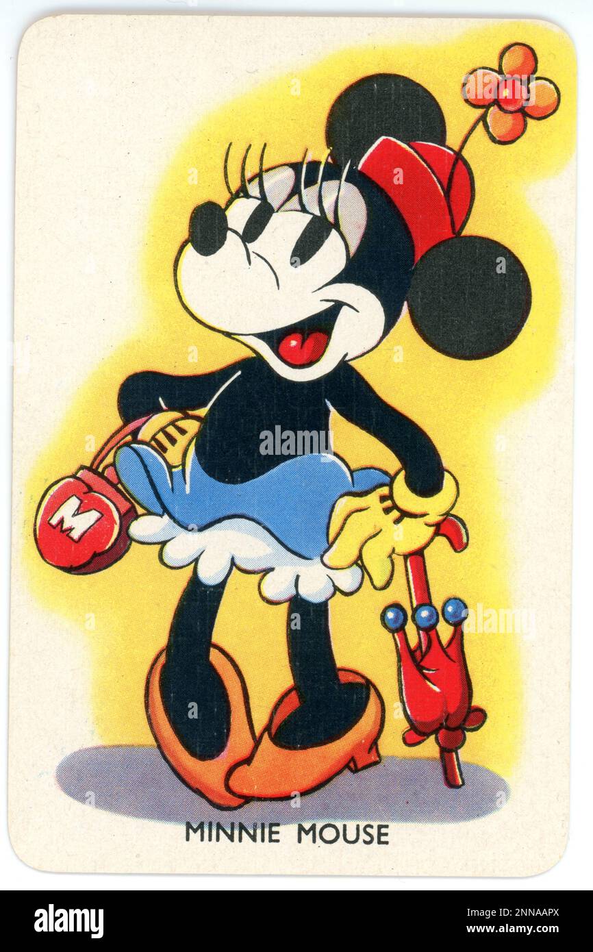 Card featuring MINNIE MOUSE from Shuffled Symphonies WALT DISNEY Card ...