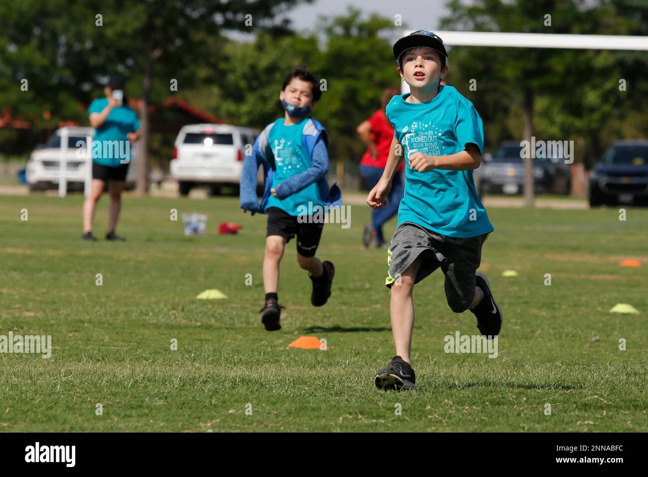 Apollo Harris, 8, a University of Texas of the Permian Basin's STEM ...