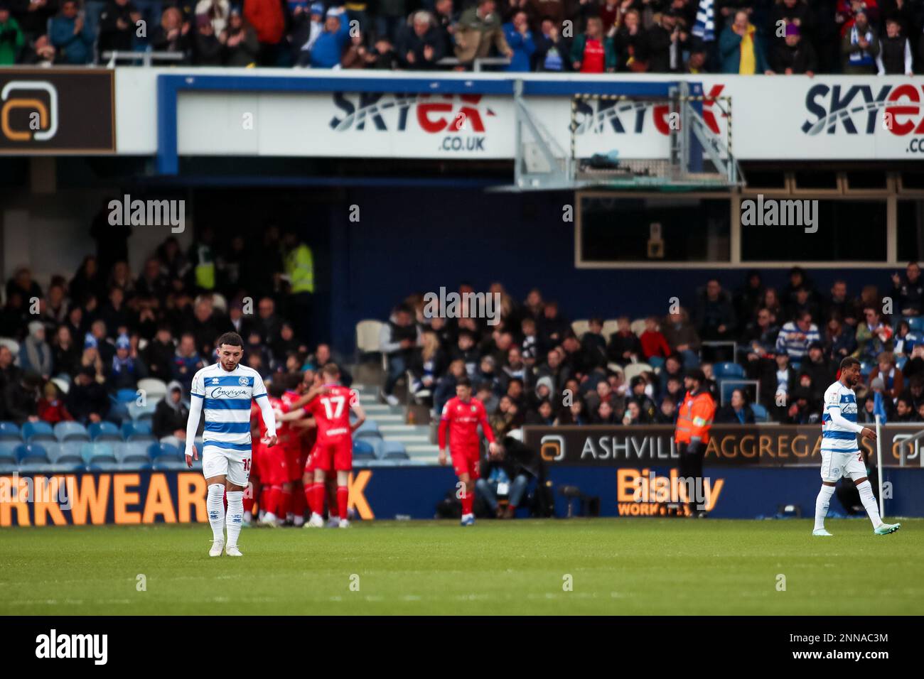 Queens Park Rangers' Ilias Chair looks dejected after Blackburn Rovers ...