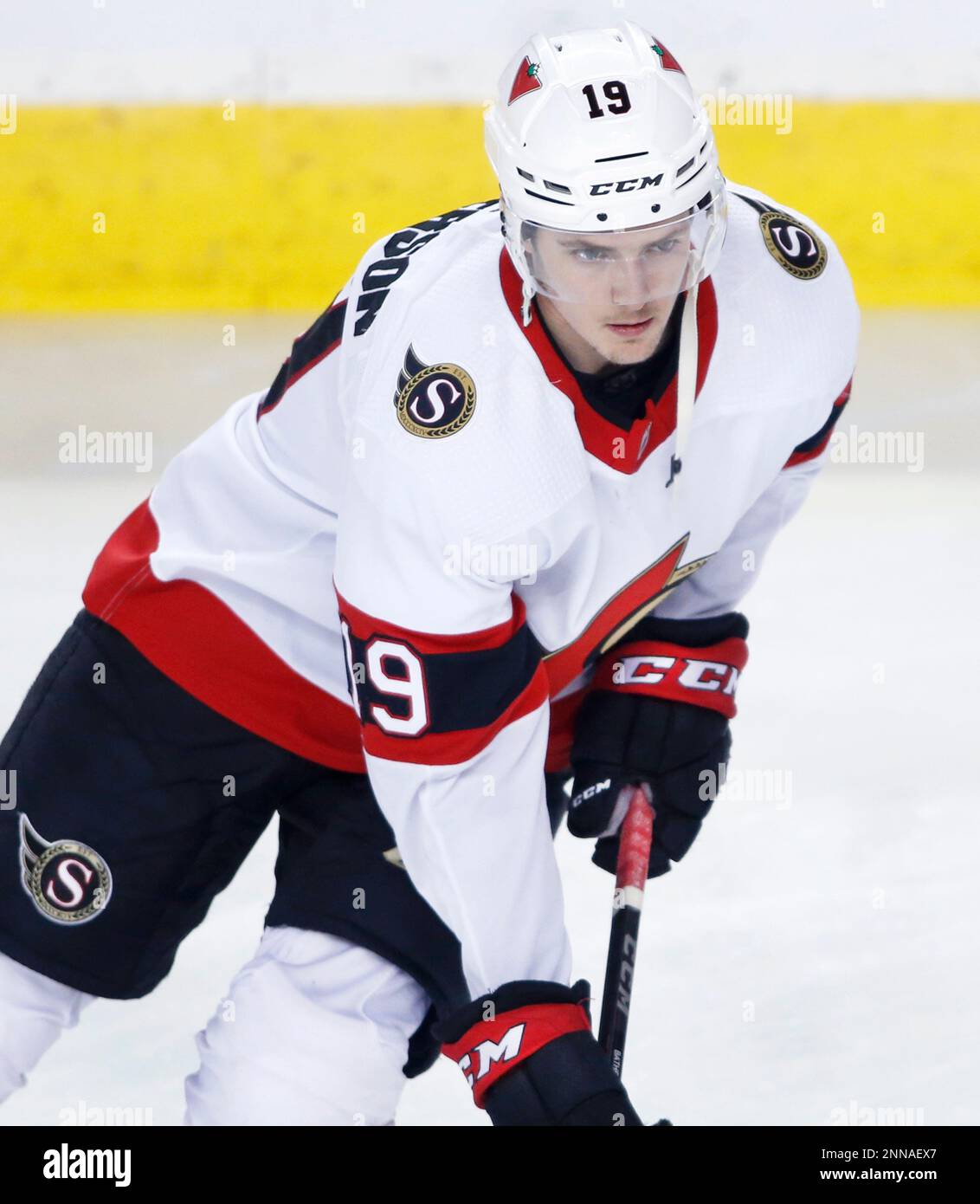 NHL profile photo on Ottawa Senators player Drake Batherson at a game ...