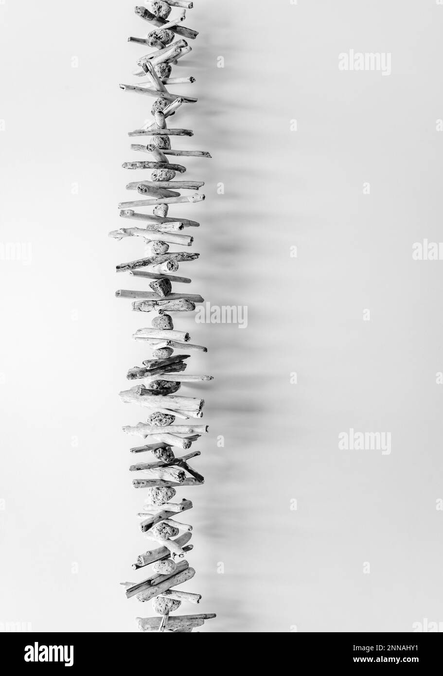 construction consisting of rocks found objects Stock Photo - Alamy