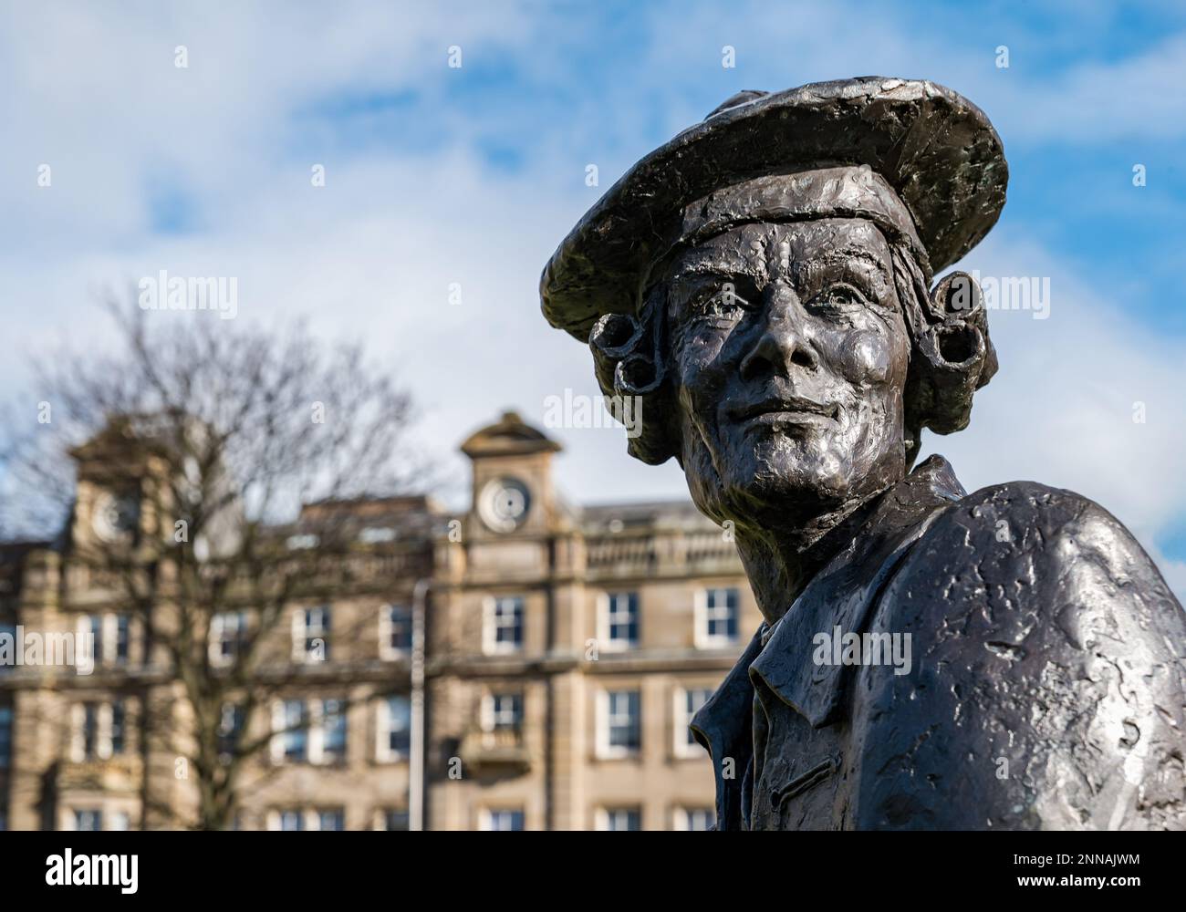 Statue of historic golfer John Rattray by, Scottish sculptor David ...