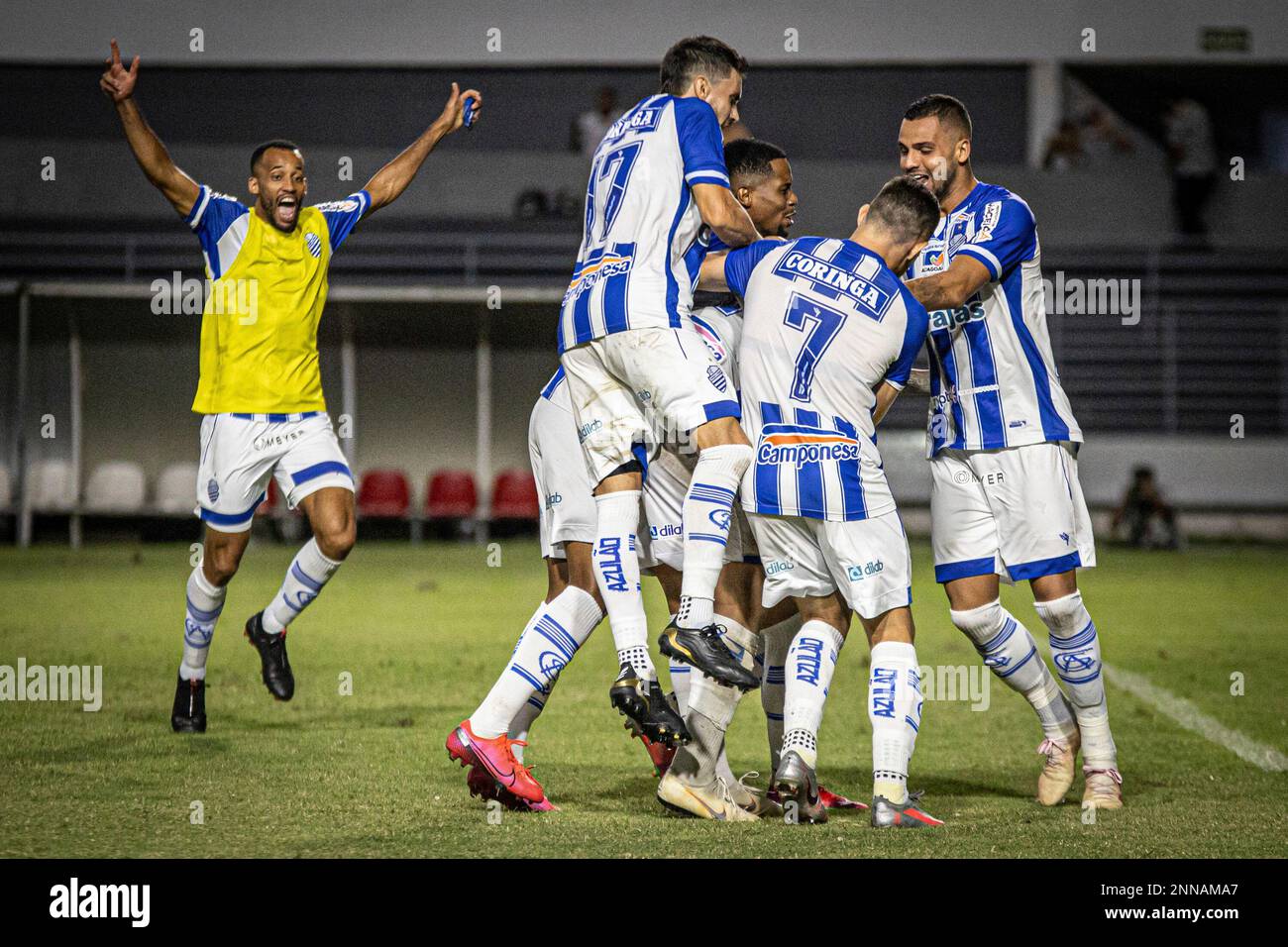 AL - Maceio - 05/22/2021 - ALAGOANO 2021, CRB X CSA - CSA players ...