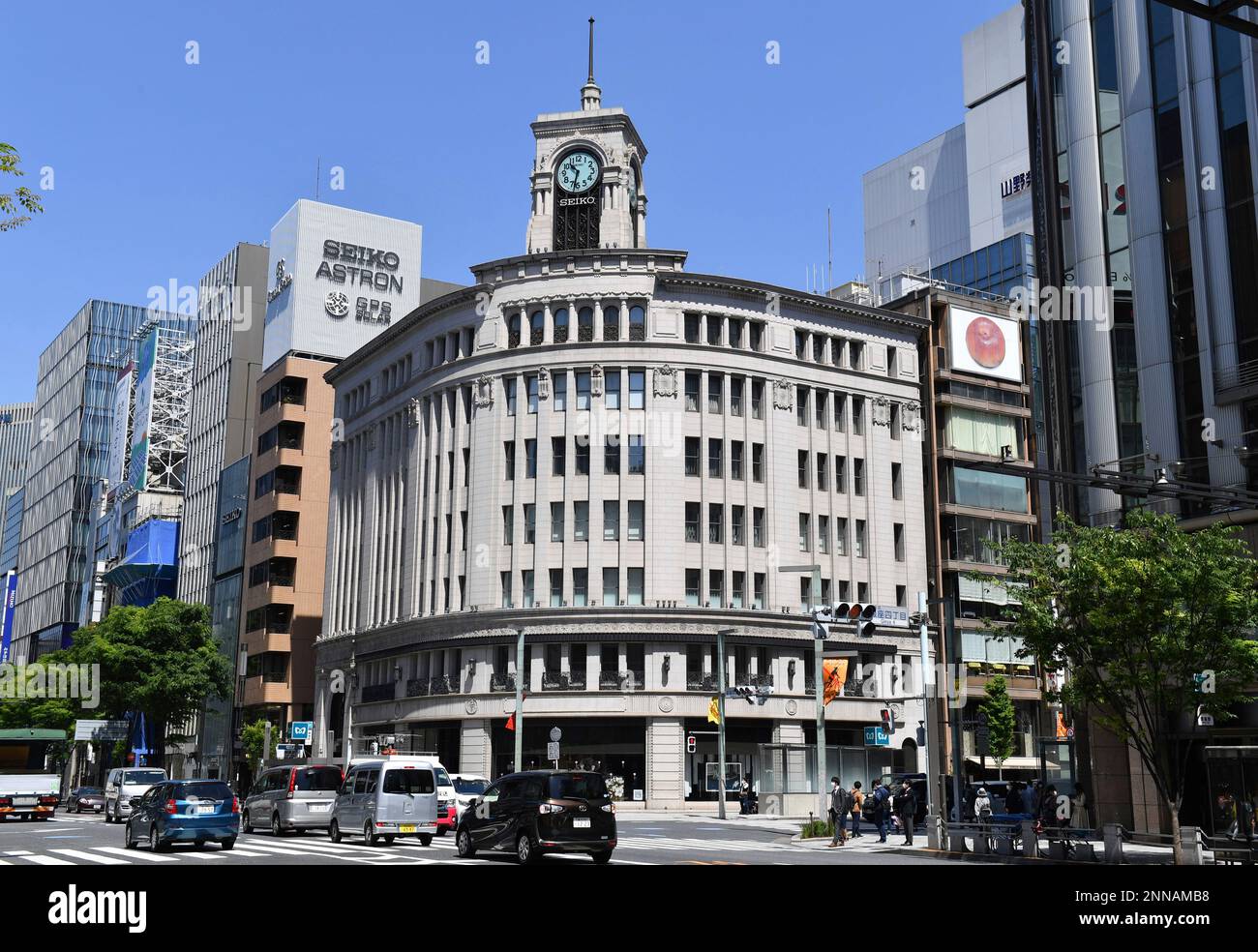 A picture taken on April 23, 2021 shows Wako, a commercial complex and ...