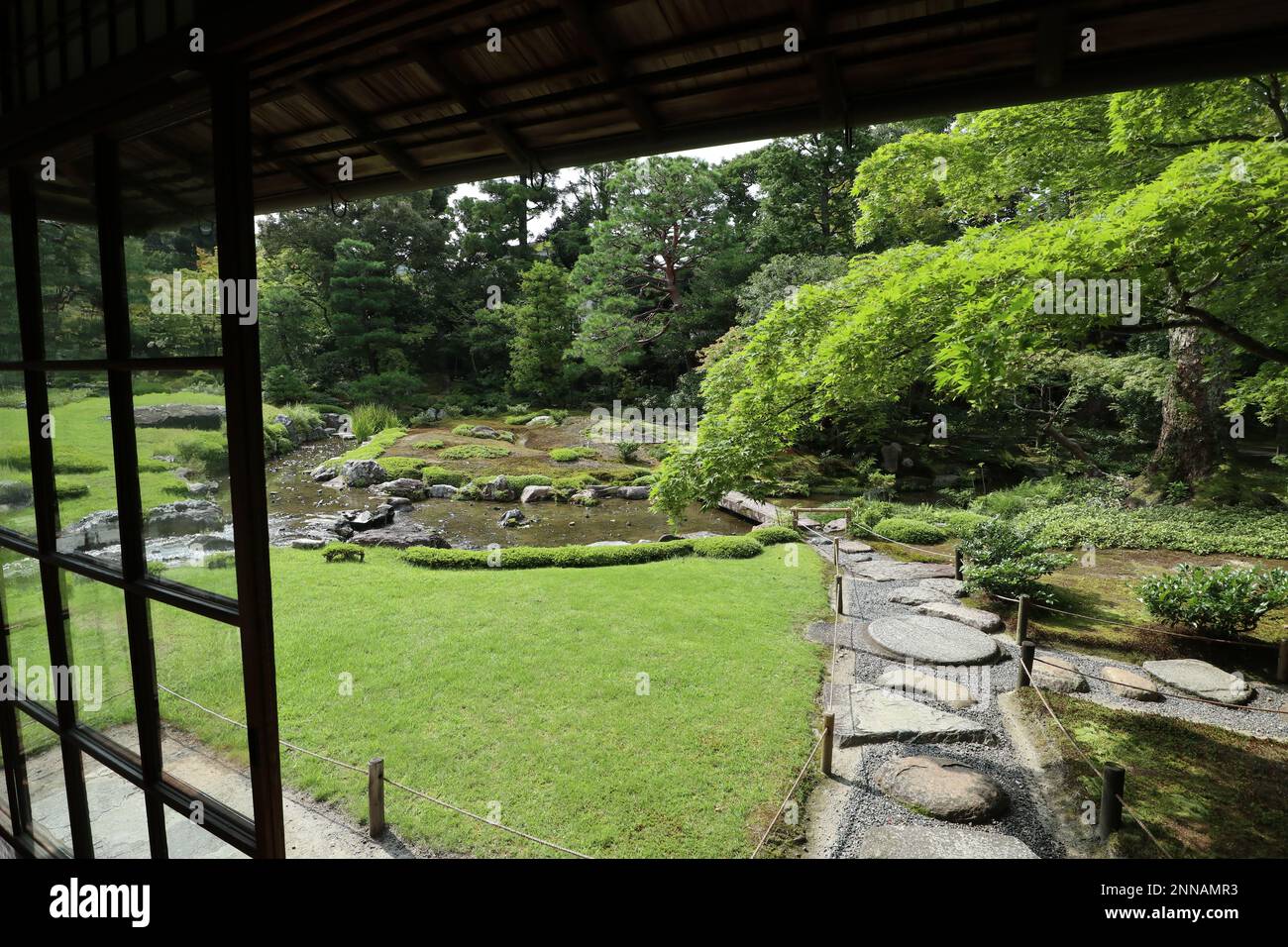 Summer season of Murin-an garden in Kyoto, Japan Stock Photo - Alamy