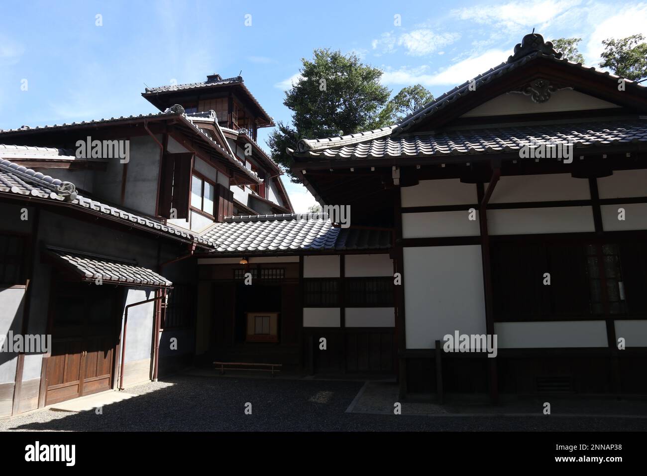 Summer season of old Shimogamo Villa in Kyoto, Japan Stock Photo - Alamy