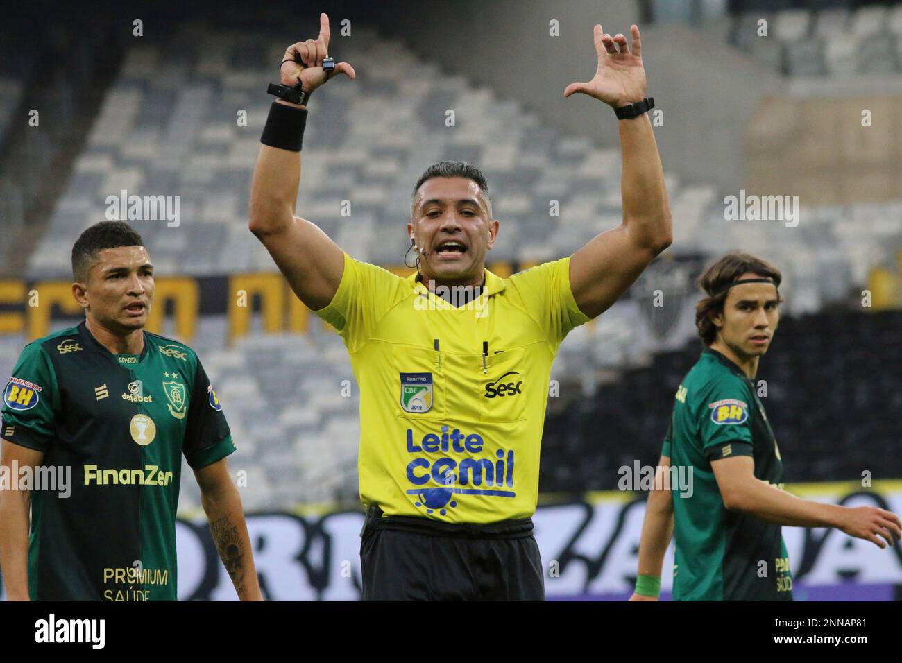 MG - Belo Horizonte - 05/22/2021 - MINEIRO 2021 ATLETICO-MG X AMERICA - Referee Felipe Fernandes ...