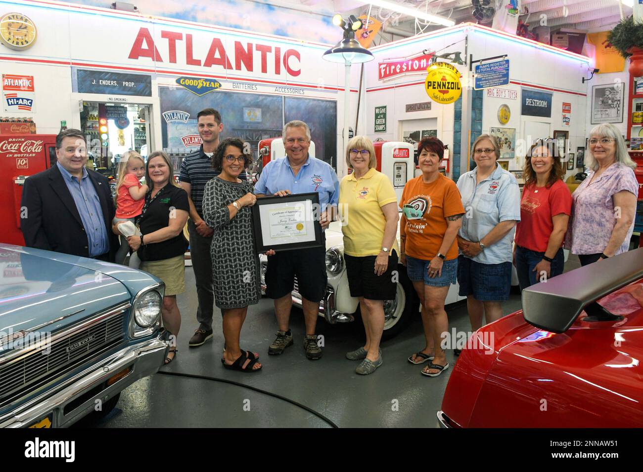 Explore Schuylkill Executive Director Regina Gargano presented Jerry ...