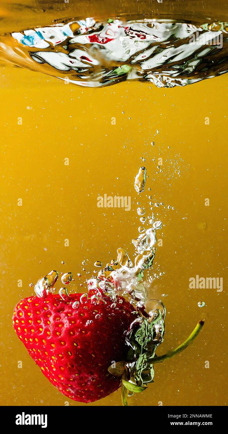 Strawberries clear background hi-res stock photography and images - Alamy