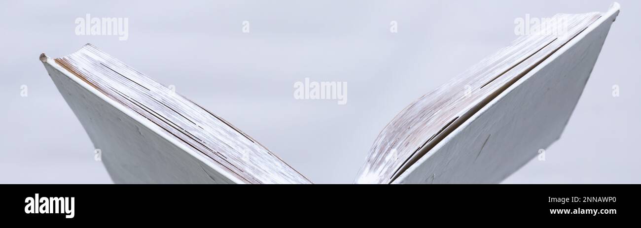 blank white open book on a uniform backgroundblank white open book on a ...