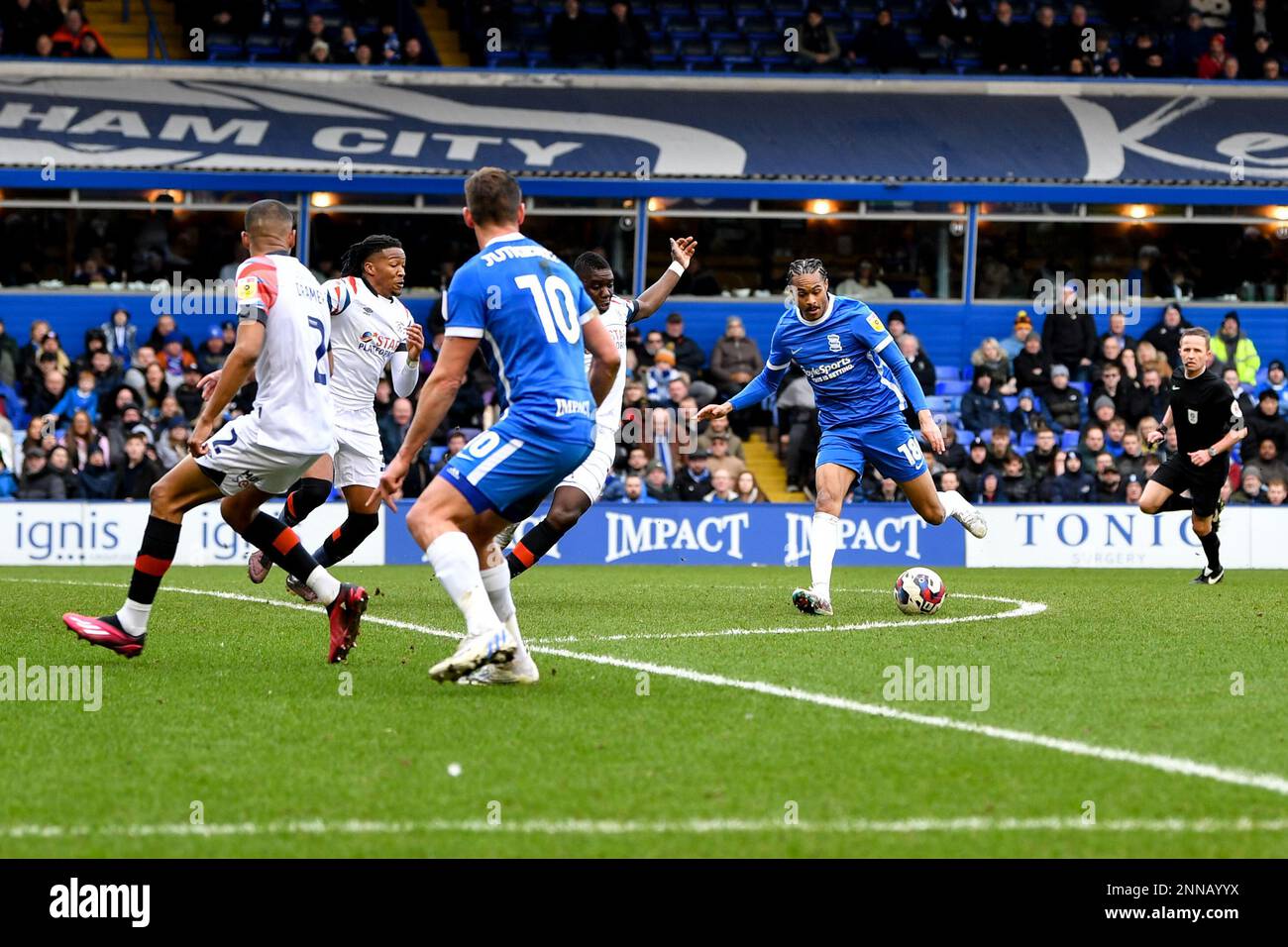25th February 2023: St Andrews, Birmingham, West Midlands, England; EFL ...