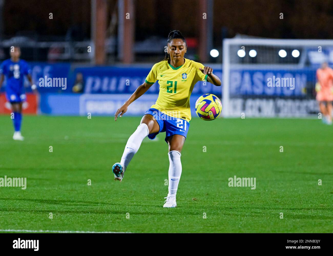 Feb 22, 2023: Brazil Women's National Team midfielder Kerolin (21) in ...