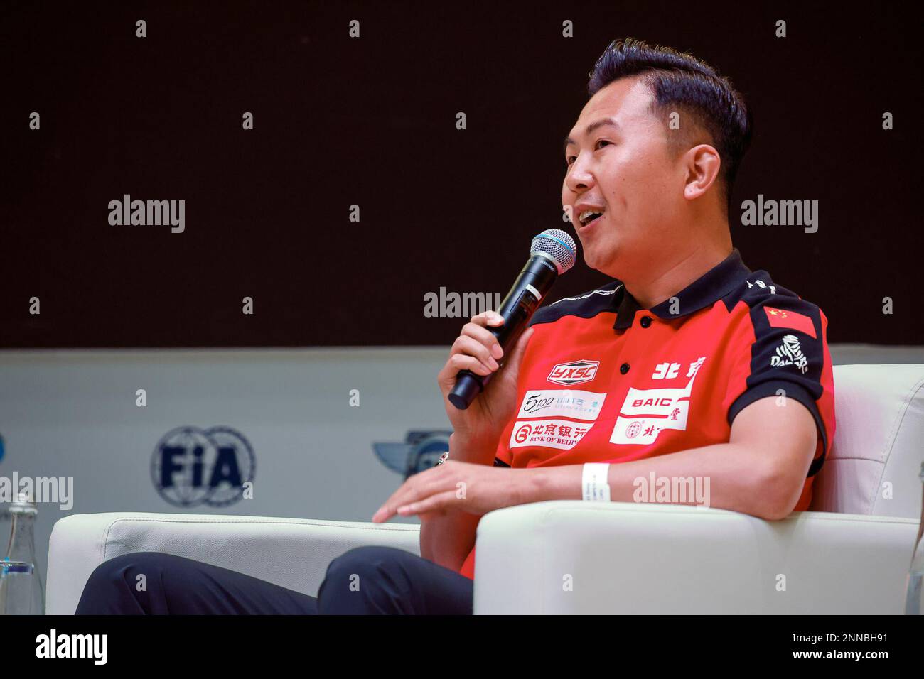 ZHANG Guoyu (chn), BAIC ORV, BAIC ORV BJ40, FIA W2RC, portrait during the Press Conference of ...