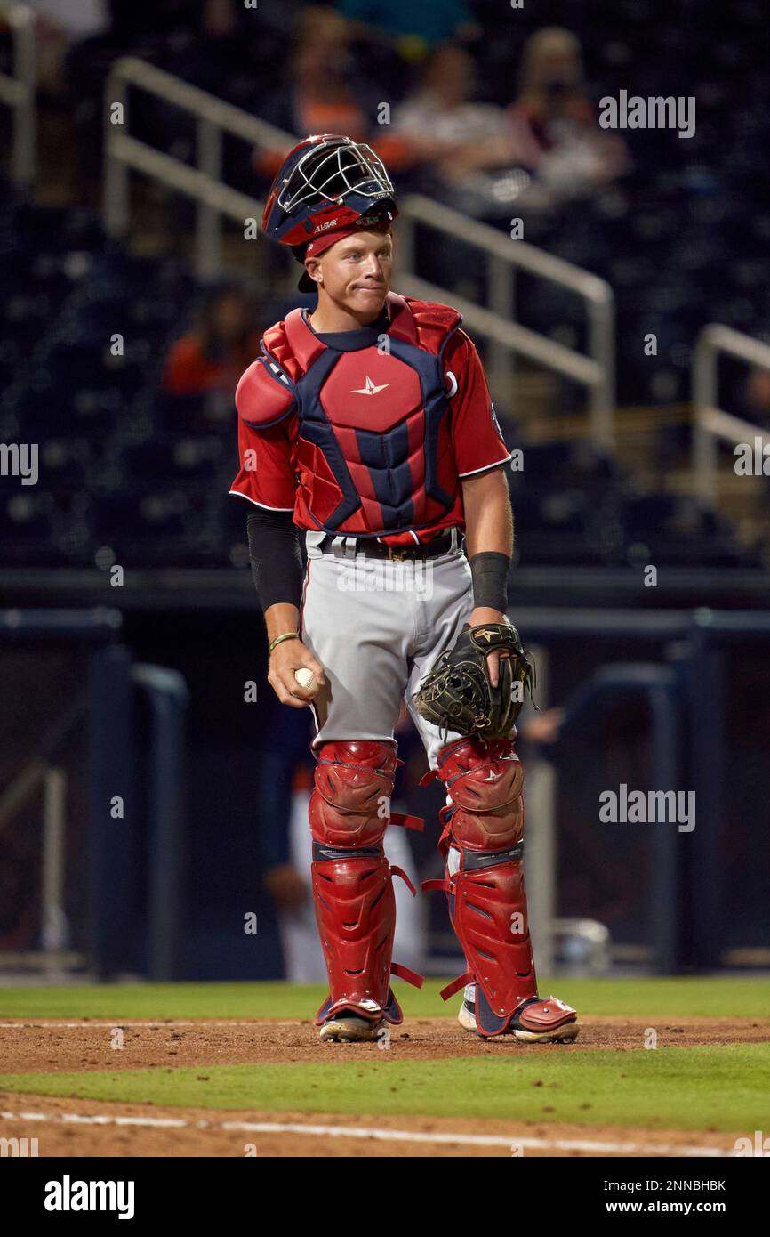 Washington Nationals catcher Jakson Reetz (76) during a Major League ...