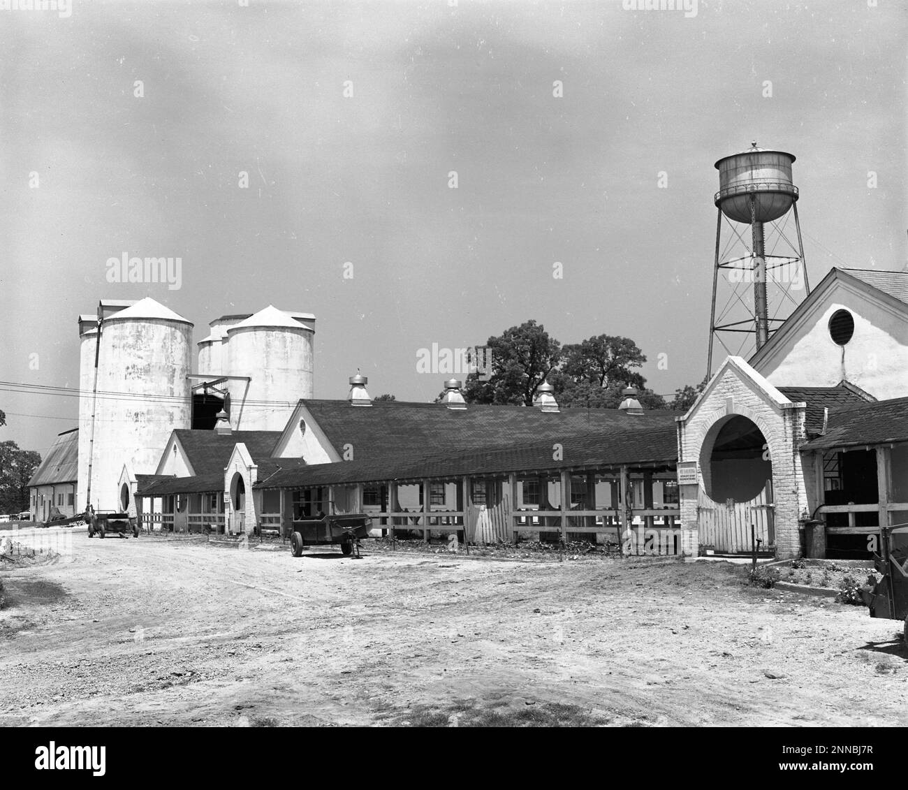 Atlanta Prison Farm buildings and facilities on the prison grounds in ...