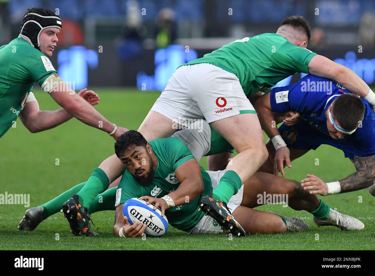 25th February 2023 ; Stadio Olimpico, Rome, Italy: 6-Nations ...