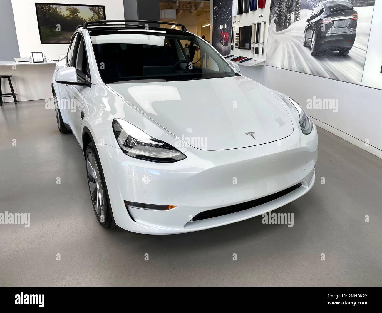 Photo by: zz/STRF/STAR MAX/IPx 2021 5/15/21 The Tesla automobile ...