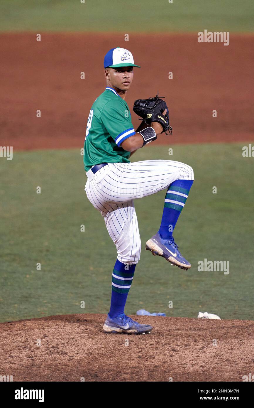 Florida Gulf Coast Eagles pitcher Chase Chatman (29) during an NCAA ...