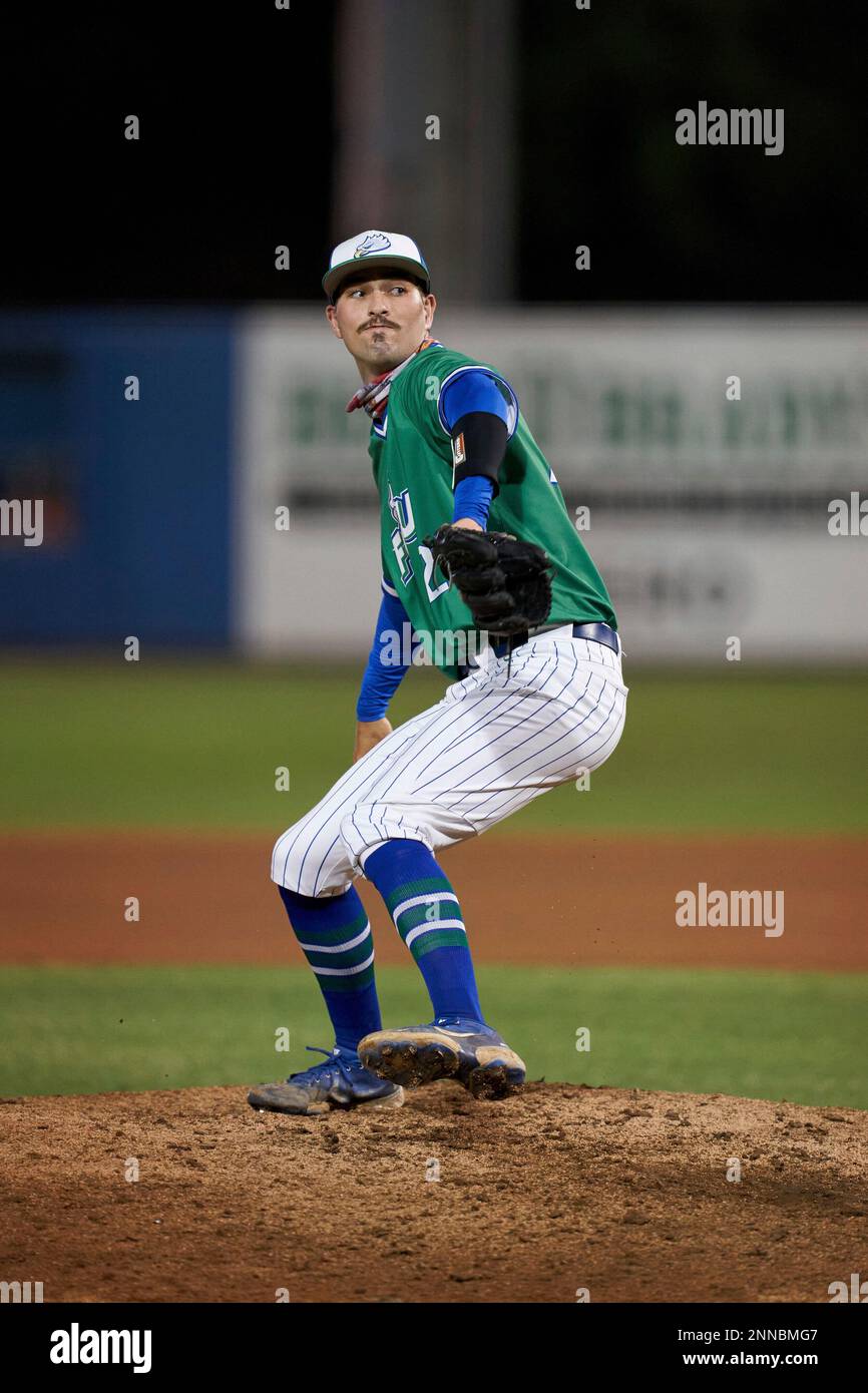 Florida Gulf Coast Eagles pitcher Tyler Shuck (22) during an NCAA game ...