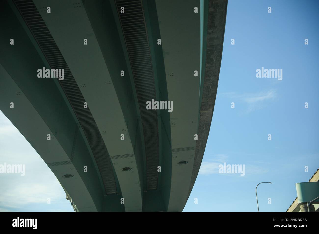 interstate bridge roads urban infrastructure showing motorway Stock ...