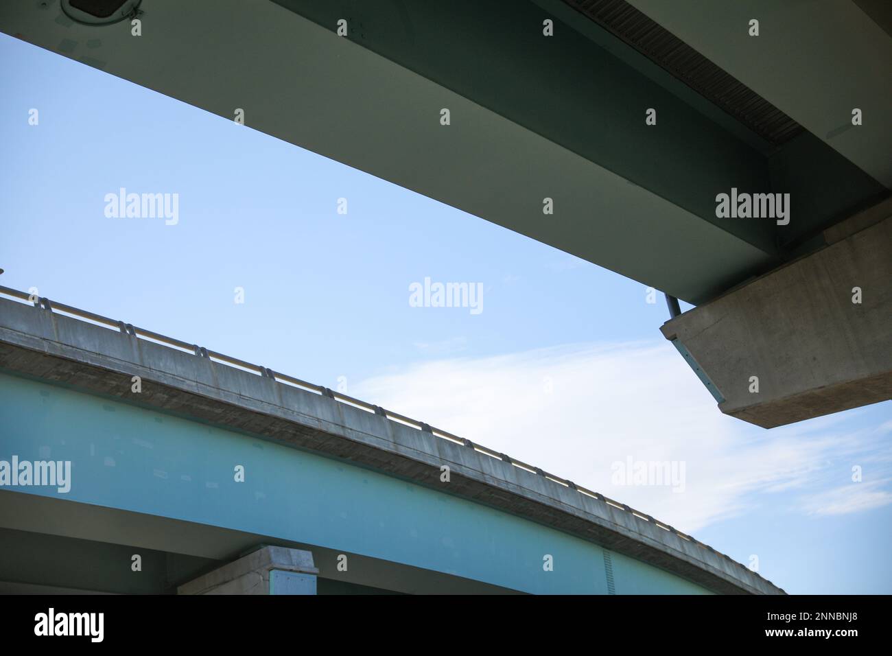 interstate bridge roads urban infrastructure showing motorway Stock ...