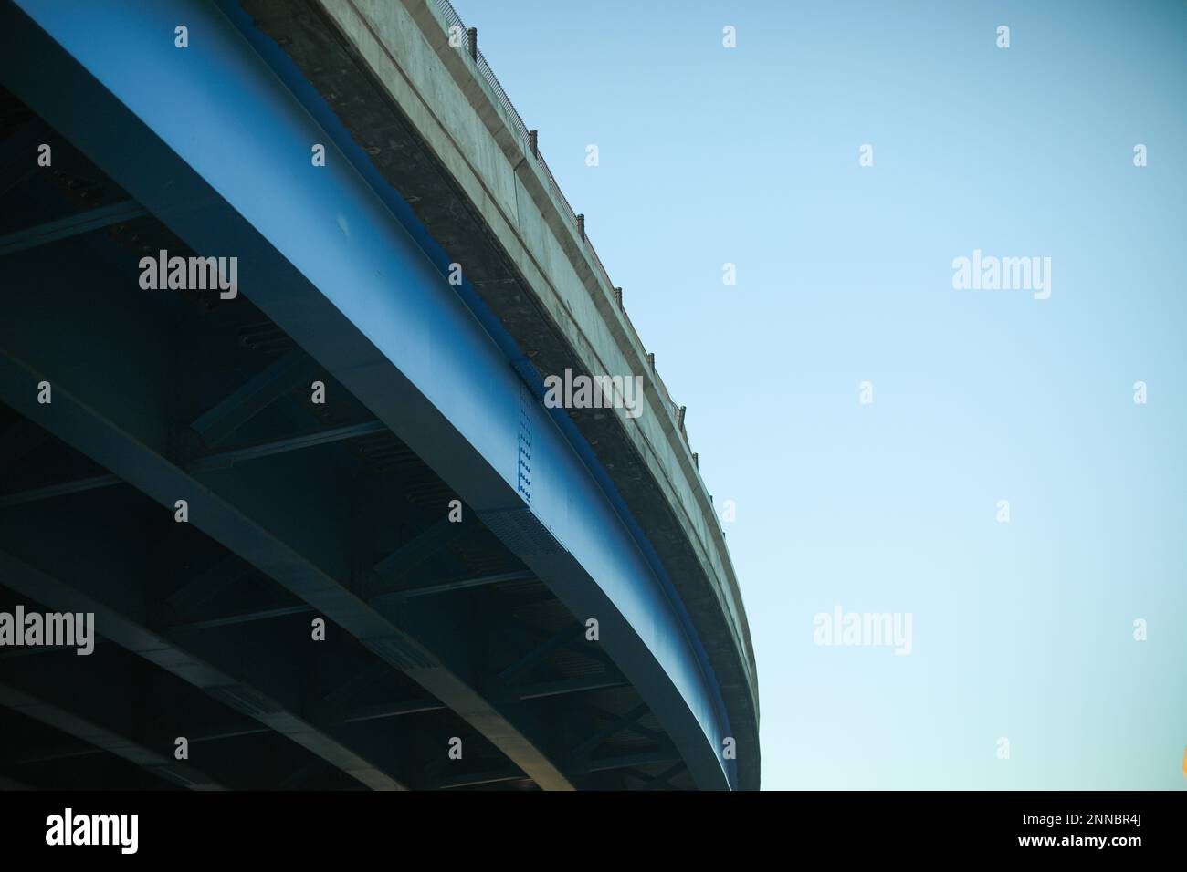 interstate bridge roads urban infrastructure showing motorway Stock ...