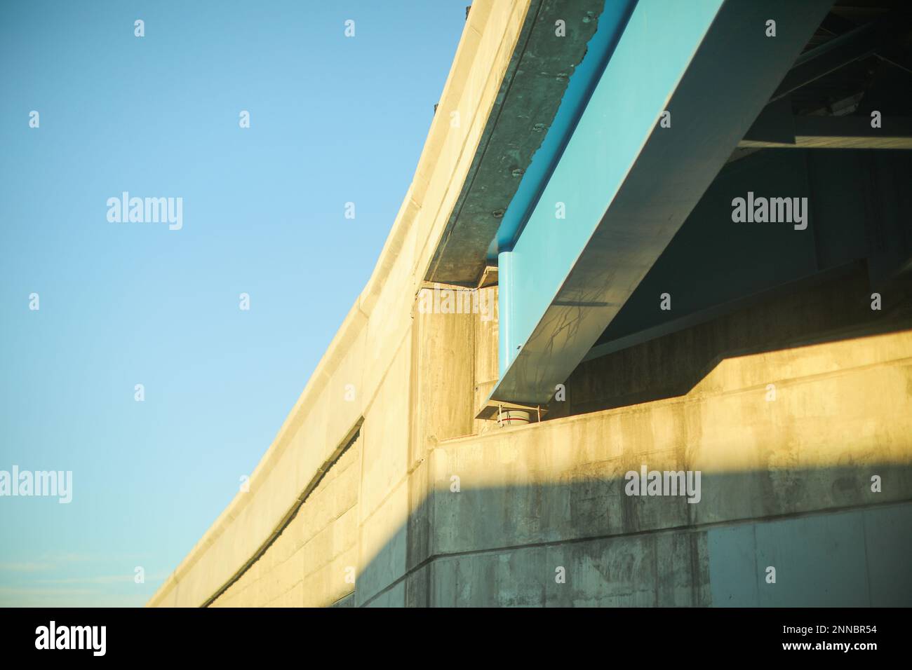 interstate bridge roads urban infrastructure showing motorway Stock ...
