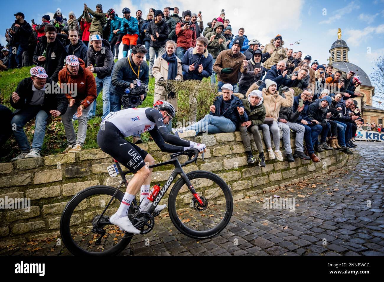 Belgian Tim Wellens of UAE Team Emirates pictured in action during the ...