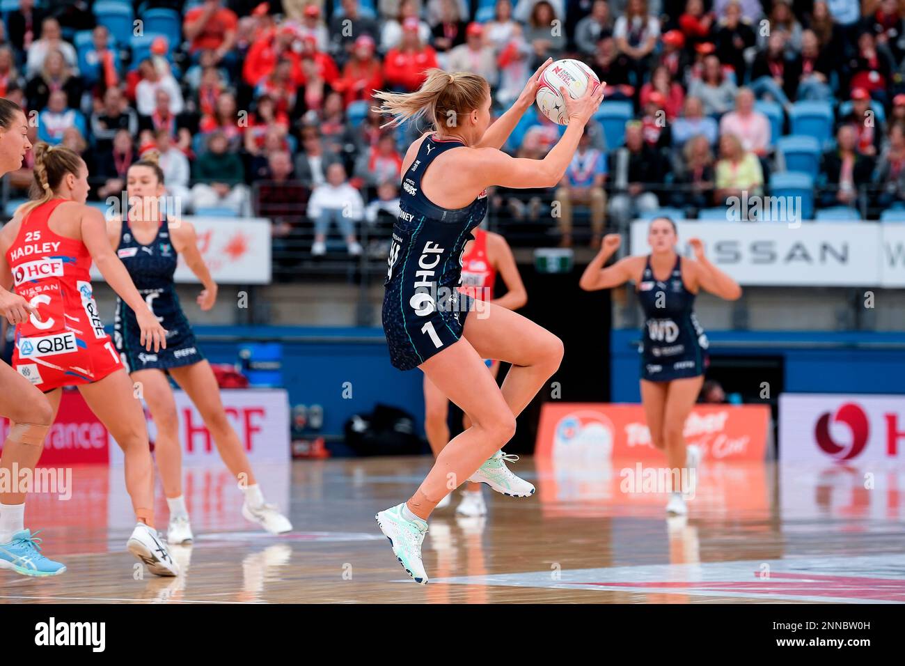 SYDNEY, AUSTRALIA - MAY 16: Kate Moloney of the Melbourne Vixens ...